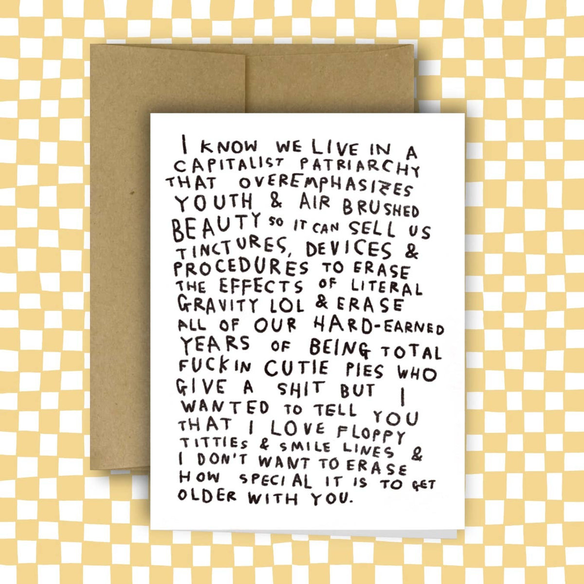 RANI BAN CO - I DON'T WANT TO ERASE Greeting Card – Maker's Loft Boutique